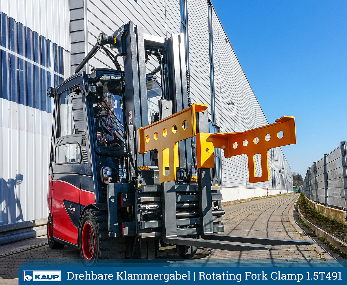 Forklift attachments from independent manufacturer | KAUP