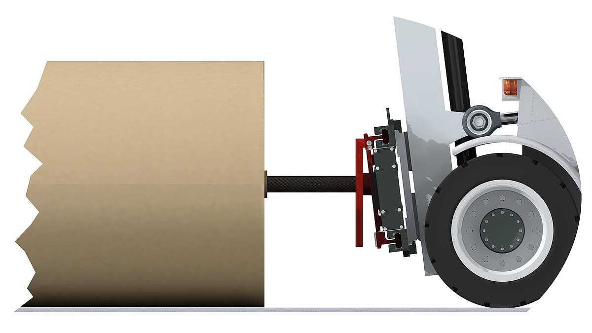 Lifting mandrel T185P/S - Loading paper rolls | KAUP